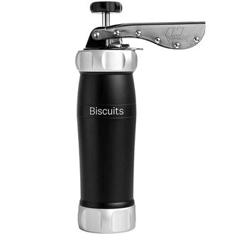 Marcato Marcato Geb&auml;ckpresse, Marcato Biscuits Machine, Aluminium, 20 mitgelieferte Formscheiben, Schwarz