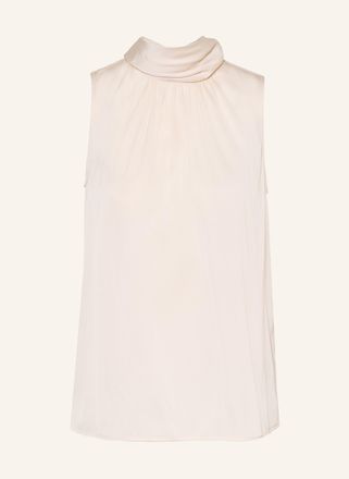 van Laack Van Laack Schluppentop Vl-Catali Aus Satin weiss