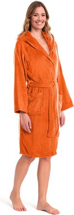 Caleffi Bademantel Herren - Bademantel aus Baumwoll-Frottee - Bademantel f&uuml;r Herren Frottee mit Kapuze - weich und saugf&auml;hig, schnell trocknend