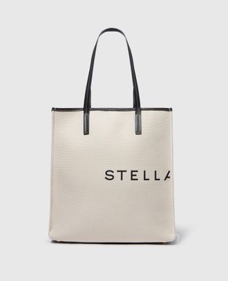 Stella McCartney SMC Canvas Large Tote Bag