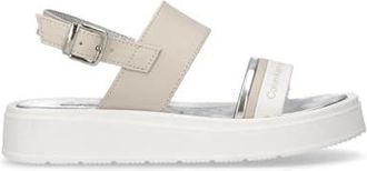 Calvin Klein Sandalo Jeans Beige/Argento DS25CK02 V4A2-82053-0371A726 37