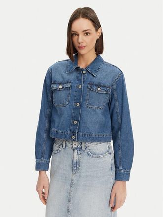 Only Jeansjacke Lumi 15339977 Blau Regular Fit