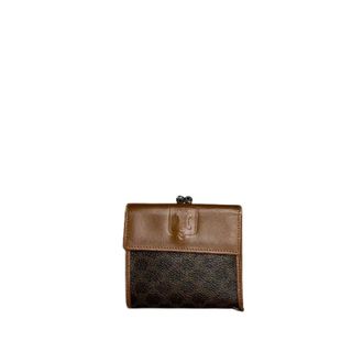 Celine Portefeuille compact doccasion - Femme - Pre-owned - Brun - Taille: ONE Size