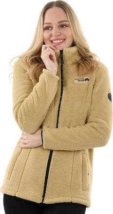 Arctic Seven Damen Fleecejacke (S-3XL) - Leicht, Flauschig, Atmungsaktiv, Hoher Kragen, Übergangsjacke Warme Jacke Frauen - AS-416 Khaki XX-Large