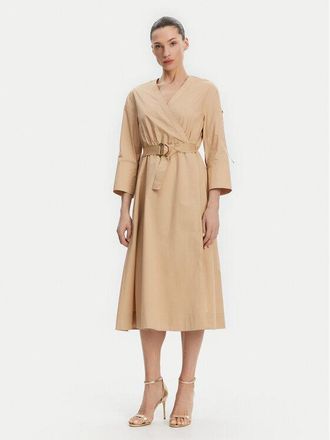 Liu Jo Kleid f&uuml;r den Alltag WA5170 T4390 Beige Regular Fit
