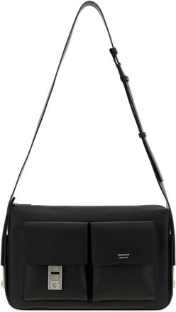 Ferragamo Sac bandouli&egrave;re Twins - Homme - Sacs - Noir - Taille: ONE Size