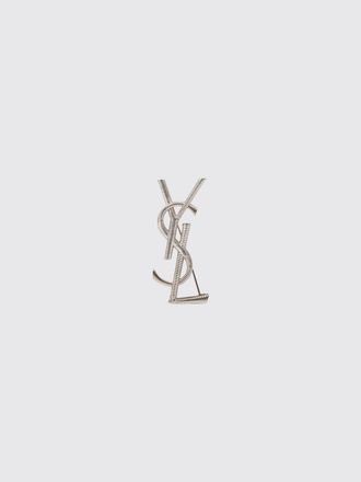 Saint Laurent Broche en laiton avec monogramme YSL entrelac&eacute;