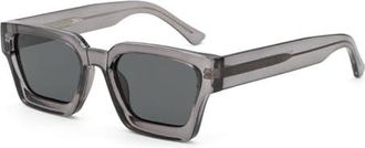 Generic Lunettes De Soleil Polaris&eacute;es &Agrave; Monture Carr&eacute;e Tendance For Hommes Et Femmes, Id&eacute;ales For La Conduite, Les Vacances Et La Photographie De Rue.(Gray)