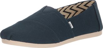 Toms Herren Alpargata Flacher Slipper, Dark Indigo Heritage Canvas, 40 EU