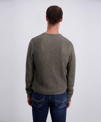 Pierre Cardin Rundhalspullover Strick RH Waffelmuster