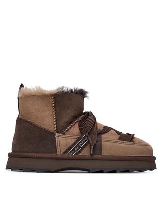 Emu Schneeschuhe Blurred Micro Patchwork W13195 Dunkelbraun