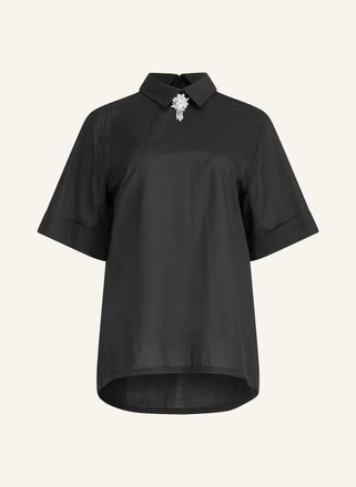 Helene Galwas Bluse Aus Baumwolle Fayre schwarz