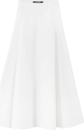 Jacquemus Femme, Jupes, Blanc, Taille: 36 FR The Triangle Skirt