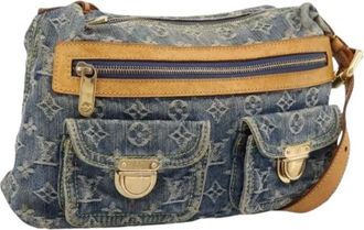 Louis Vuitton Sac bandouli&egrave;re Monogram Denim Pre-owned - Femme - Pre-owned - Bleu - Taille: ONE Size
