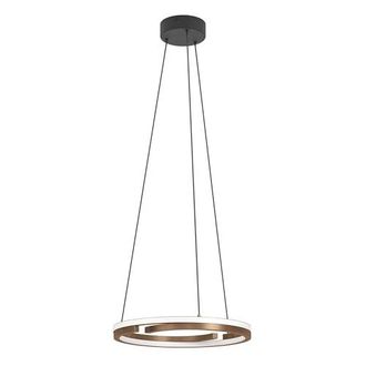 Eglo LED H&auml;ngelampe Mezzomonte, Esstisch Pendelleuchte dimmbar mit Fernbedienung, Deckenlampe h&auml;ngend, Esszimmerlampe Metall in Schwarz, Bronze und Wei&szlig;, w
