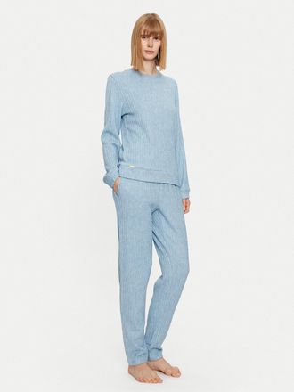 Selmark Pyjama Espiga P6473 Blau Regular Fit
