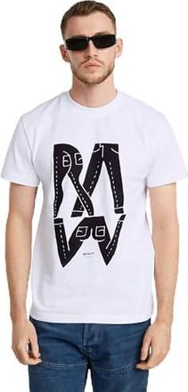 G-Star G-Star Homme T-Shirt Raw Denim Illustration, Blanc (white D25676-C336-110), M