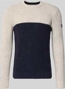 Tom Tailor Regular Fit Strickpullover aus Baumwoll-Mix