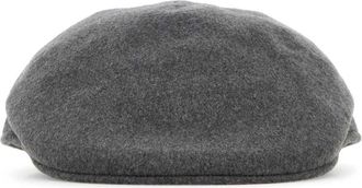 Borsalino Homme, Accessoires, Gris, Taille: 59 CM Parigi Duckbill Flat Cap