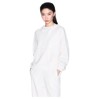 A|X Armani Exchange Relaxed Kapuzenpullover - - Sweatshirts & Hoodies - Damen - Wei&szlig; - M