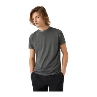 Roberto Ricci Design T-Shirt mit Washed-Effekt und Stretch - - Tops - Herren - Grau - 2XL