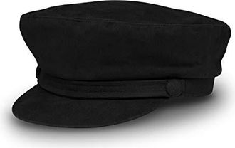 Fiebig Casquette de pêcheur pour Femmes et Hommes | Casquette de Capitaine avec Doublure intérieure | Casquette de Marin Traditionnelle en 100% Coton | avec 