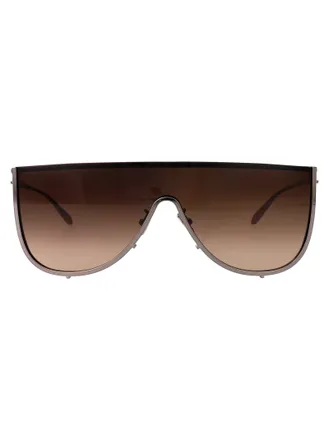 Alaia AA0094S Metal Frame Shield Sunglasses - Brown