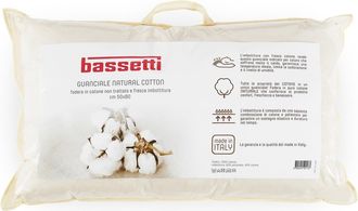 Bassetti Kopfkissen Natural Cotton Futter aus unbehandelter und frischer Baumwolle F&uuml;llung 50 x 80 cm