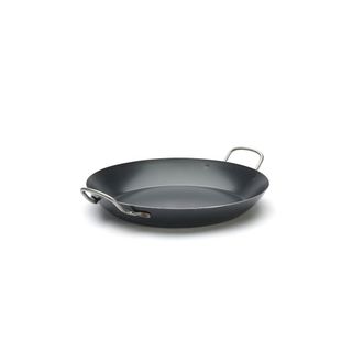 De Buyer La Lyonnaise Paella-Pfanne, Stärke: 1,5 mm, blau, Durchmesser: 34 cm