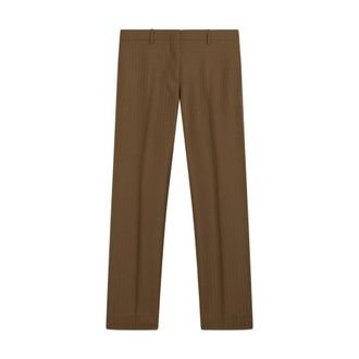 Burberry Pantalon Shelley - Femme - Pantalons - Brun - Taille: 36 FR