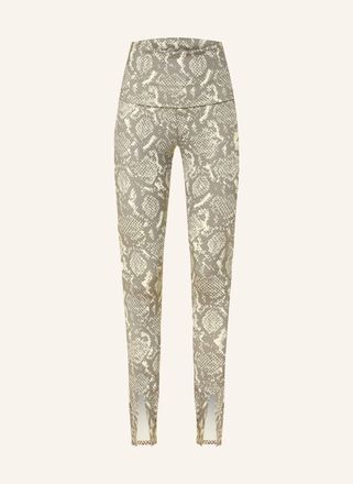 adidas Adidas By Stella Mccartney Tights Adidas By Stella Mccartney Training Rolltop Splitcuff Printed beige