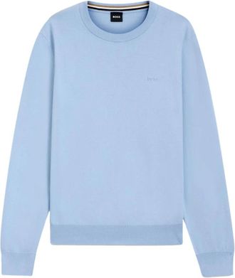 HUGO BOSS Homme, Sweatshirts et sweats &agrave; capuche, Bleu, Taille: XL Pull Ras du Cou Upacas-L