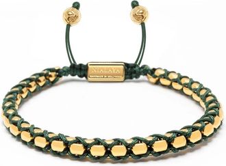 Nialaya Homme, Accessoires, Jaune, Taille: XL String Box Chain Bracelet