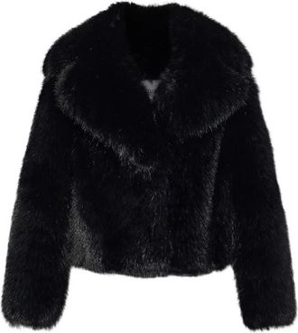 Stand Studio veste Samara en fourrure artificielle - Noir