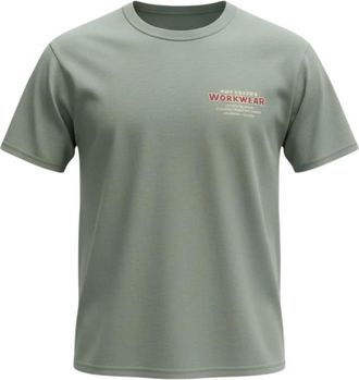 Roy Rogers Homme, Tops, Vert, Taille: XL T-shirt ras du cou Workwear