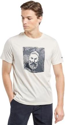 Armor Lux Ancre T-Shirt, Marin H24/Nature, M Homme