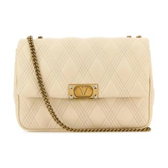 Valentino Garavani Femme, Sacs, Blanc, Taille: ONE Size Quiltie 67 Sac Bandouli&egrave;re