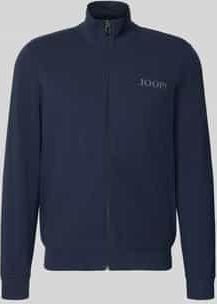 Joop Sweatjacke mit Logo und Stehkragen
