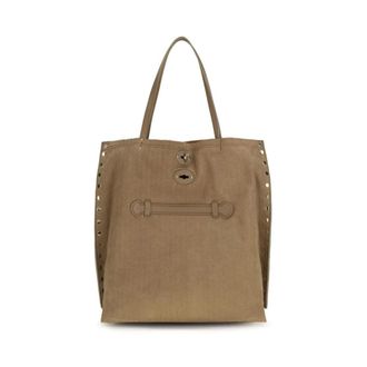 Zanellato Femme, Sacs, Beige, Taille: ONE Size Bos Taurus Handbag