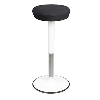 Selsey Trobber - Barhocker/K&uuml;chenhocker mit Swing-Effekt, ergonomisch, h&ouml;henverstellbar 60-85 cm (Schwarz)