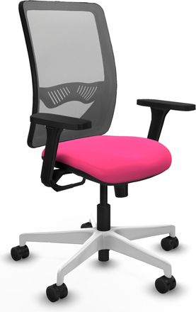 Piqueras y Crespo Rosa Zulema B&uuml;rostuhl mit 3D-Armlehnen, h&ouml;henverstellbare Lendenwirbelst&uuml;tze, ausgestattet mit 3 Positionen und Schneidschaum, mit Rollen von 65 mm, N