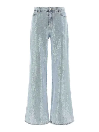 7 For All Mankind Jean &Eacute;vas&eacute; - Bleu Clair