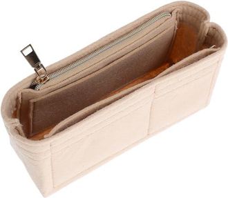 Beaupretty Beavorty Pochette Organisateur de Sac &agrave; Main Feutre avec Fermeture &Eacute;clair Insert pour Sac Fourre-tout Doublure Int&eacute;rieure Protectrice et Fonctionnelle