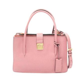Miu Miu Pre-owned Sacoche Madras 2way - Femme - Pre-owned - Rose - Taille: ONE Size