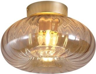Searchlight Plafonnier Celestial Verre ambr&eacute; - 32156-28GO