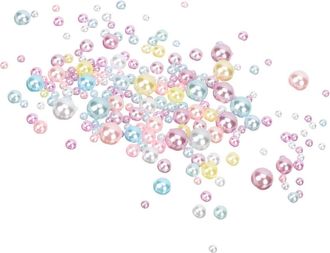 BESPORTBLE Veemoon K&uuml;nstliche Schwimmende Perlen ohne Loch Vasenf&uuml;llperlen aus Robustem Material Kleine Bunte Dekoperlen f&uuml;r Vasendekoration und Selbstgemacht Ba