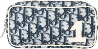 Dior Crossbody Bags - Christian Dior Trotter Monogram No. 1 Clutch - Gr. unisize - in Blau - f&uuml;r Damen