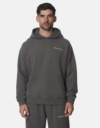 Good For Nothing sweat &agrave; capuche oversize en molleton de coton gris