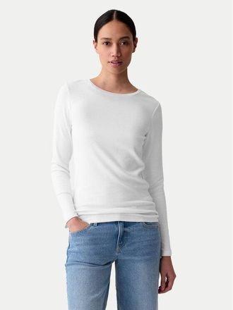 GAP Bluse 540609-04 Wei&szlig; Slim Fit