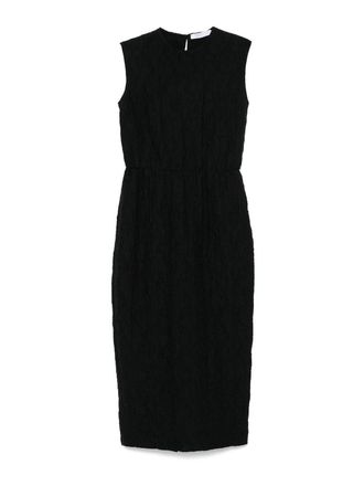 Harris Wharf London Maxi Robe - Noir